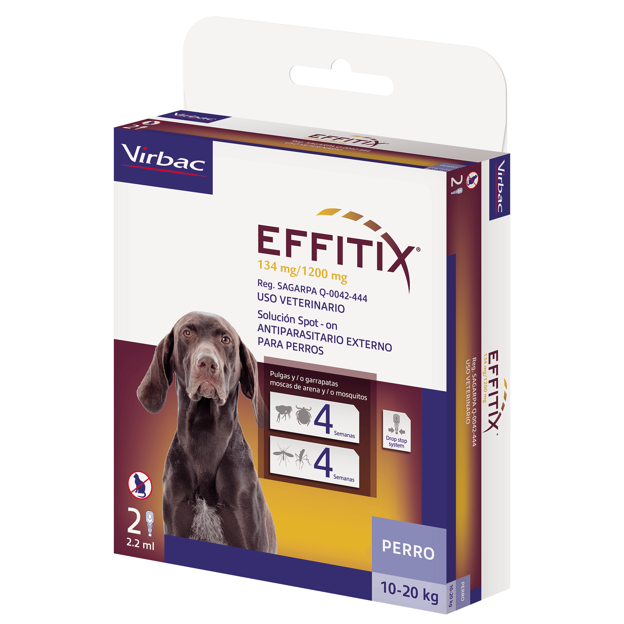 Effitix 134 mg C/2 ( 10-20 kg )