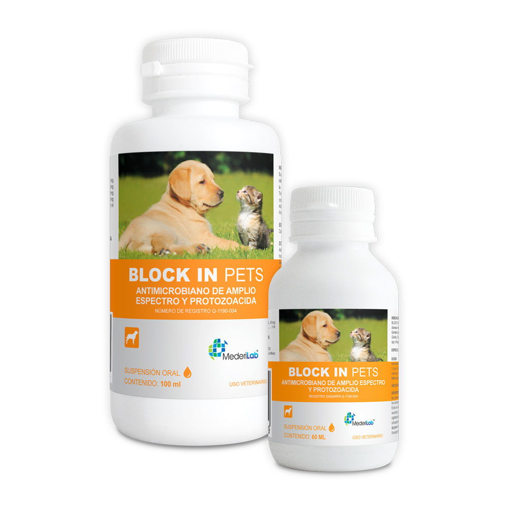 BLOCK IN PETS SUSPENSION ORAL 100 ML