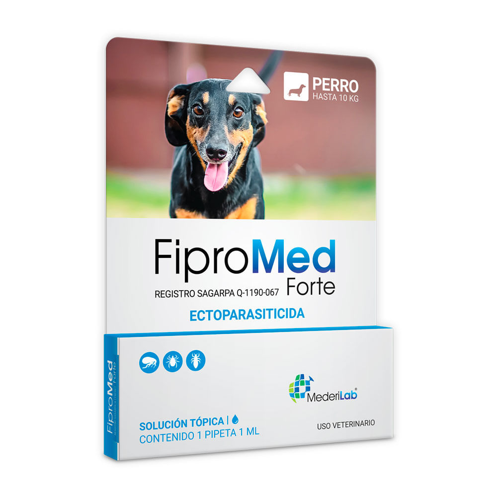 FIPROMED FORTE - 10K SOLUCION TOPICA 1 ML