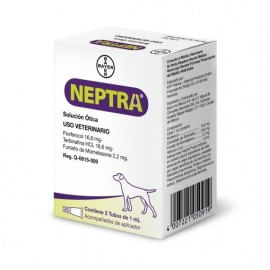 NEPTRA SOLUCIÓN ÓTICA 2 Pipetas 1ml