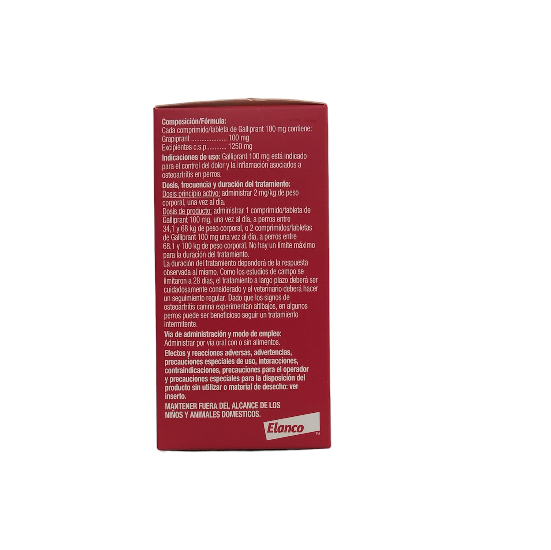 GALLIPRANT 100 MG C/30 TAB.